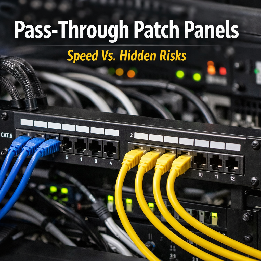 Pass-Through Patch Panels: Pros, Cons & Acceptance Checklist | AMPCOM