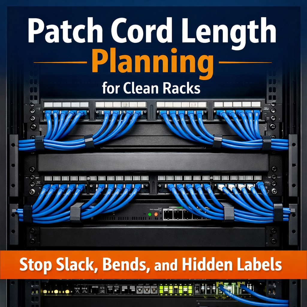 Patch Cord Length Planning: Clean Racks Without Spaghetti | AMPCOM