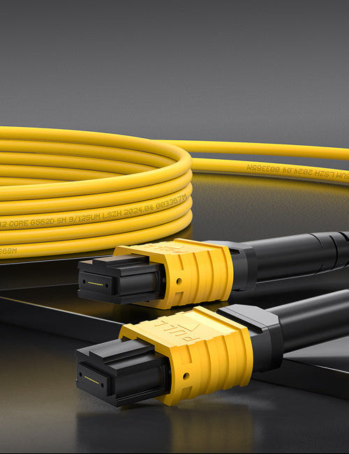 AMPCOM MPO Fiber Cables - High-Density Multi-Fiber Connectivity Solutions