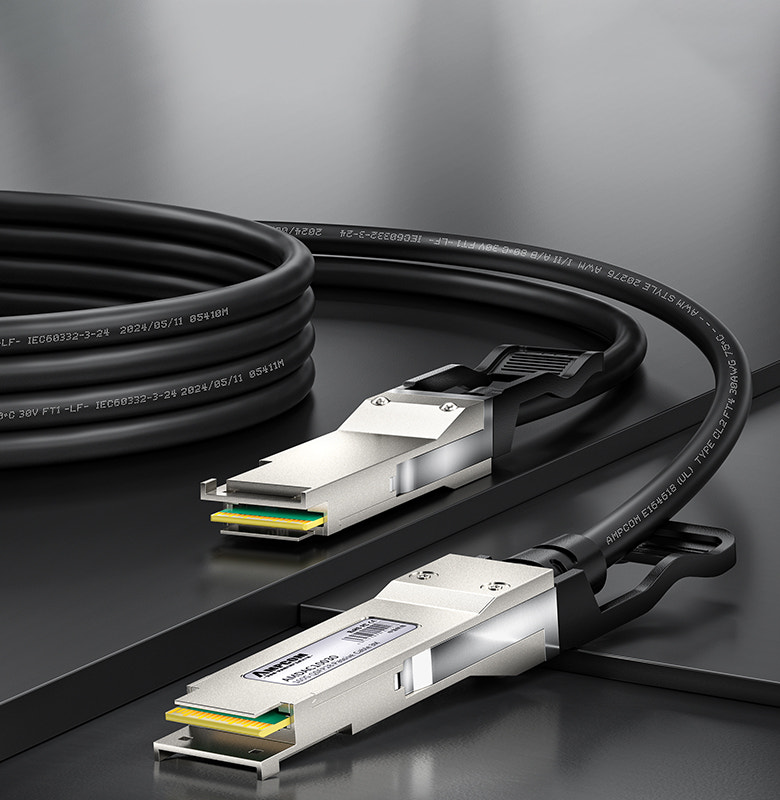 AMPCOM AOC & DAC Cables – High-Speed Active Optical & Direct Attach Cables