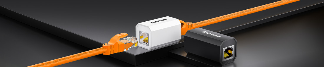 AMPCOM Inline Couplers - Secure Cable Extension & Connection Solutions