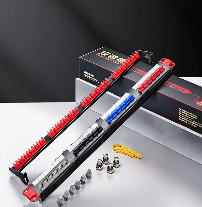 AMPCOM Patch Panels – Professional Network & AV Cable Management Solutions
