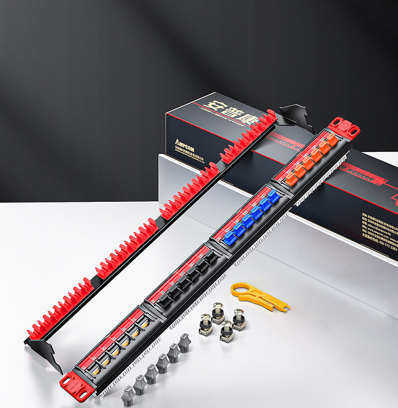 AMPCOM Patch Panels – Professional Network & AV Cable Management Solutions