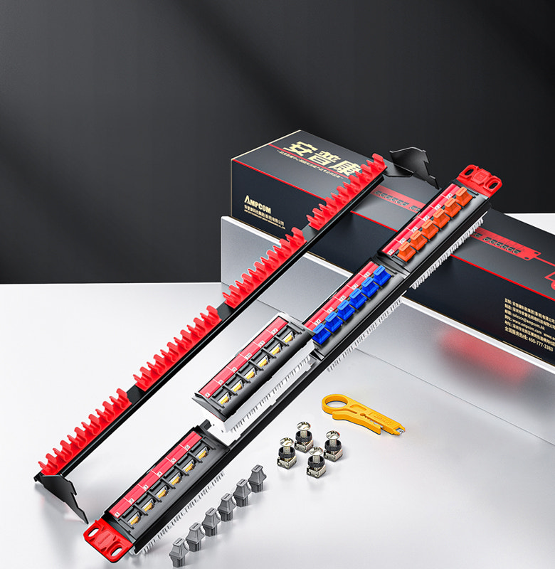 AMPCOM Patch Panels – Professional Network & AV Cable Management Solutions