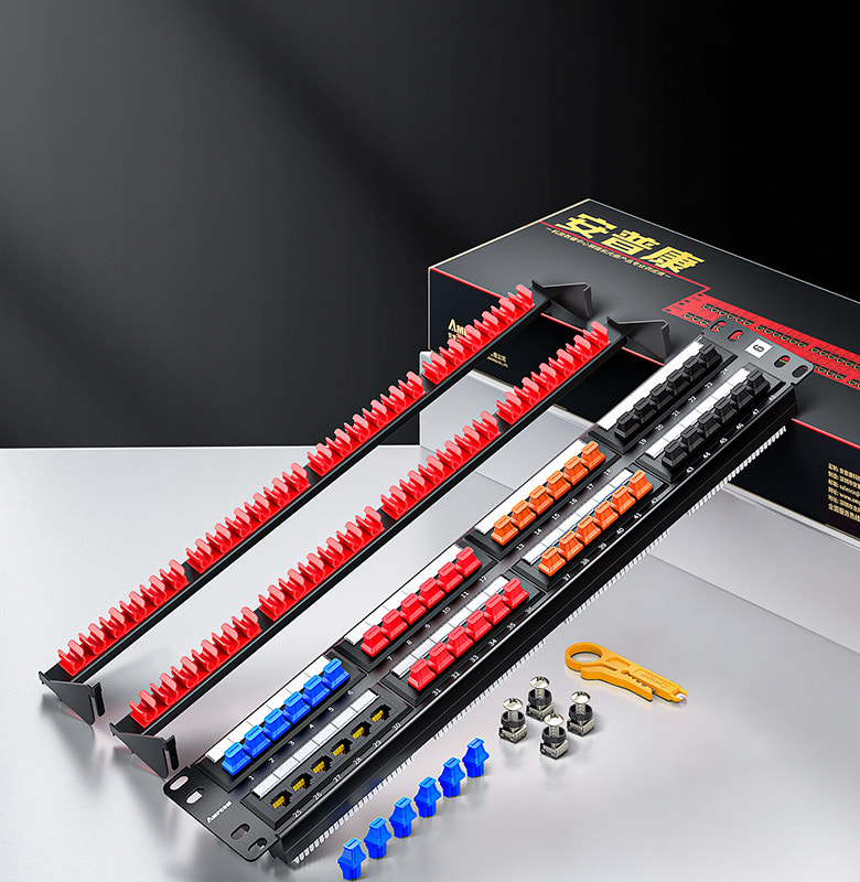 AMPCOM Patch Panels – Professional Network & AV Cable Management Solutions